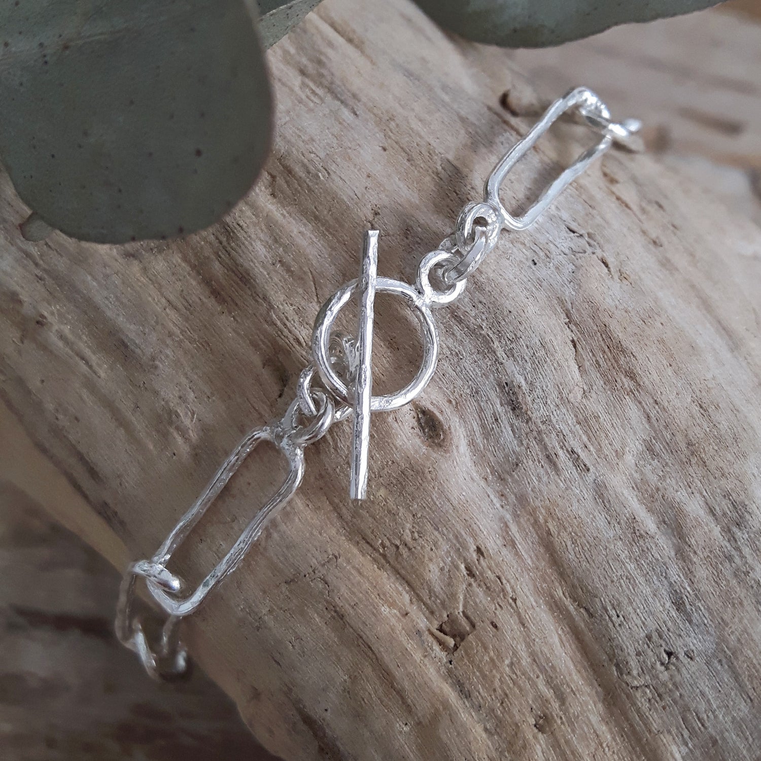 Foresta Papier Chain T-Bar Bracelet