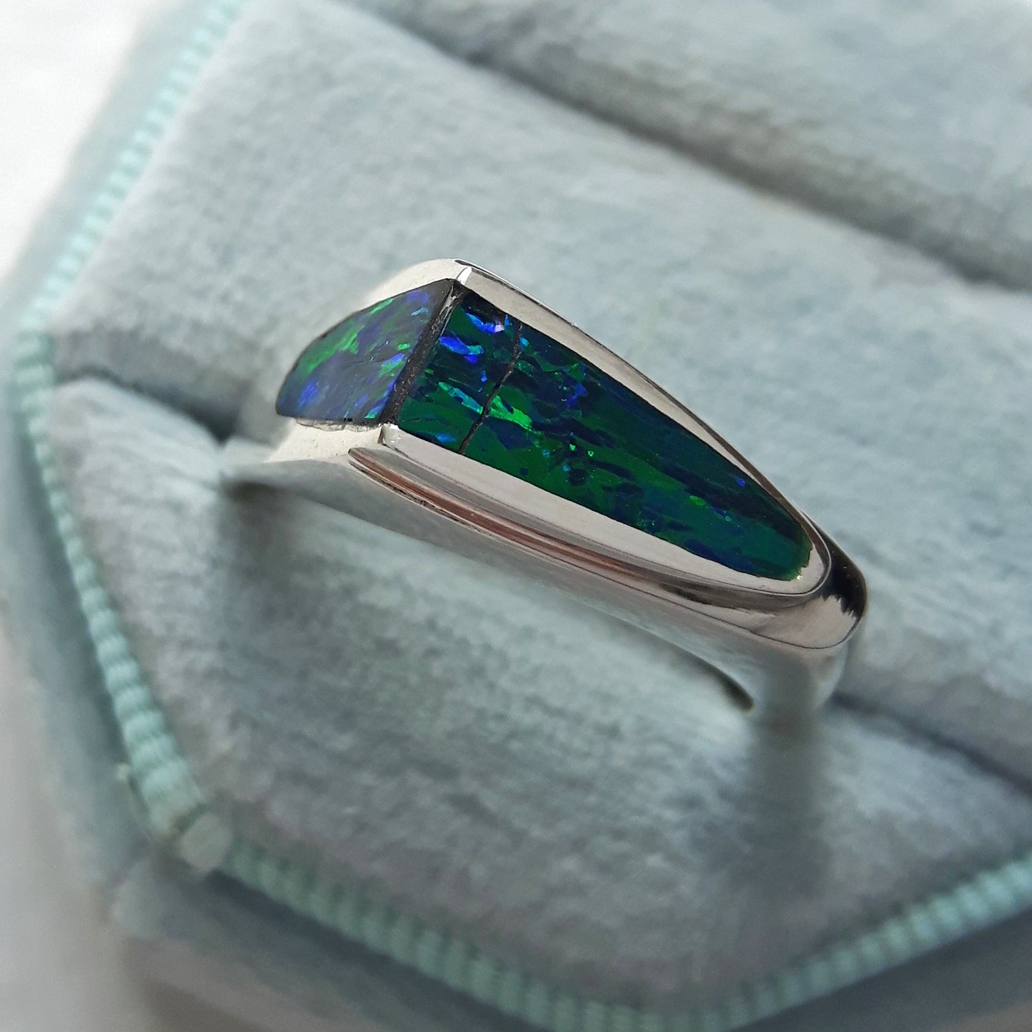 PERFECTLY IMPERFECT Flinder Rio Emerald Ring Q