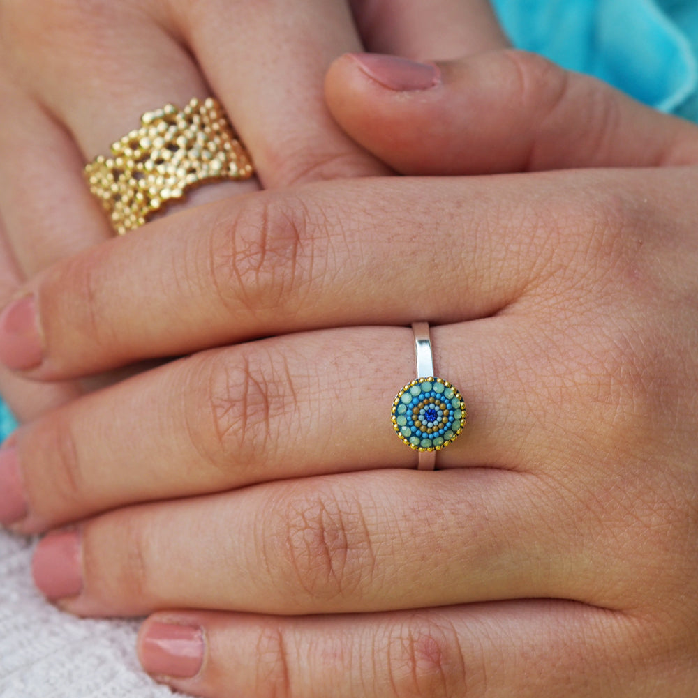 Allegra Amalfi Dream Mini Adjustable Ring — Palenque Jewellery