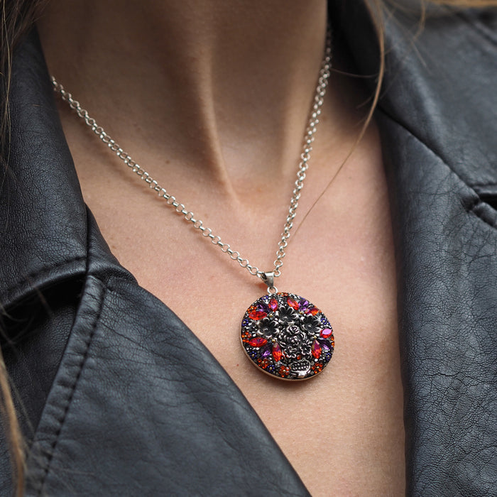 Allegra Catrina Ruby Disc Pendant — Palenque Jewellery