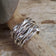 Lattice Wide Ring | Handcrafted Sterling Silver | Palenque Jewellery